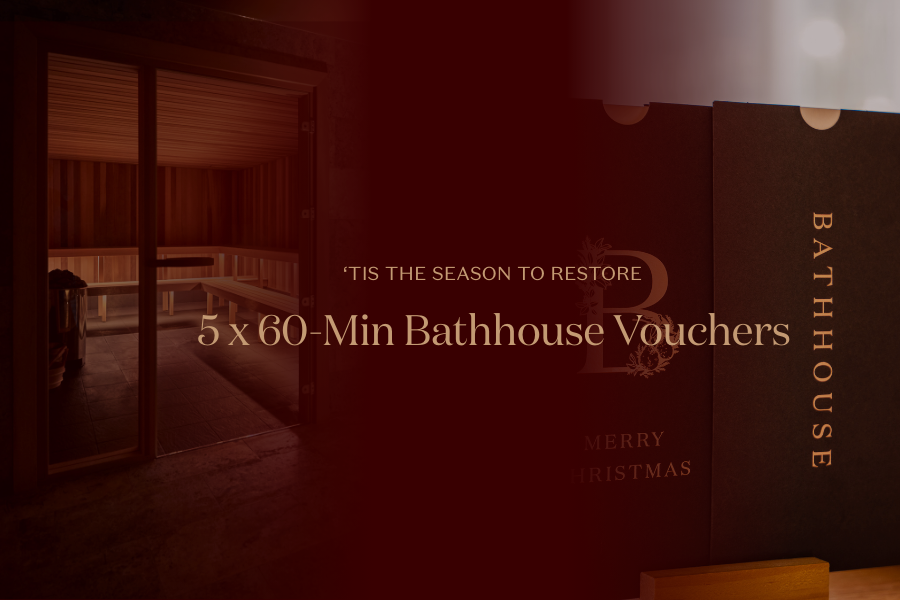 Christmas | 5x60-Minute Bathhouse Vouchers · The Bathhouse Albion